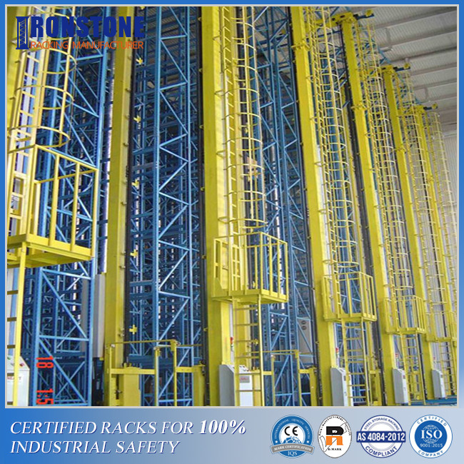 ASRS Crane Racking Smart Storage System For Warehouse Operating All ...