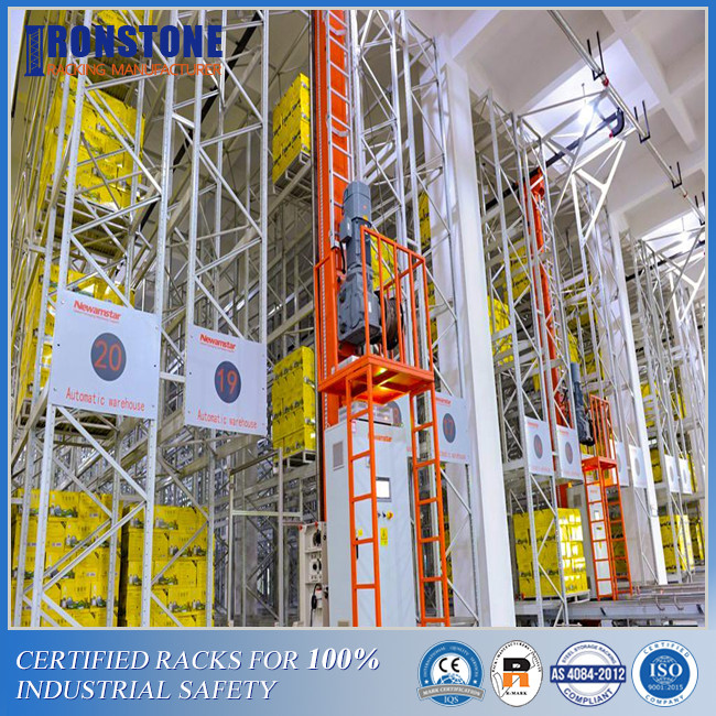 ASRS Crane Racking Smart Storage System For Warehouse Operating All ...