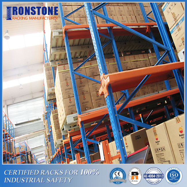 Cold Rolled Steel Drive-in Pallet Racking System for Compact Storage ...