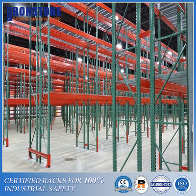 Warehouse Roll Formed Teardrop Pallet Racking System