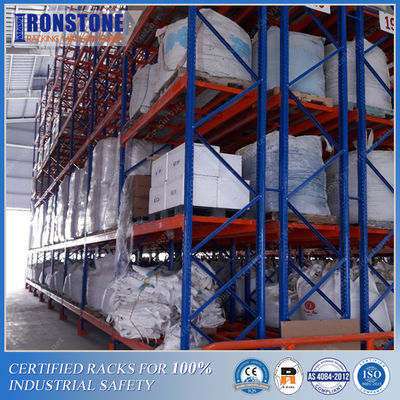 Double Deep Pallet Metal Rack For Cold Storage Applications