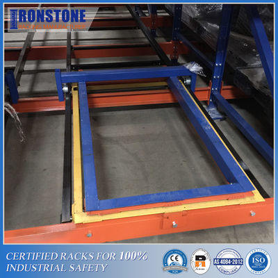 Easy Retrieval Push Back Rack System For LIFO Inventory Rotation
