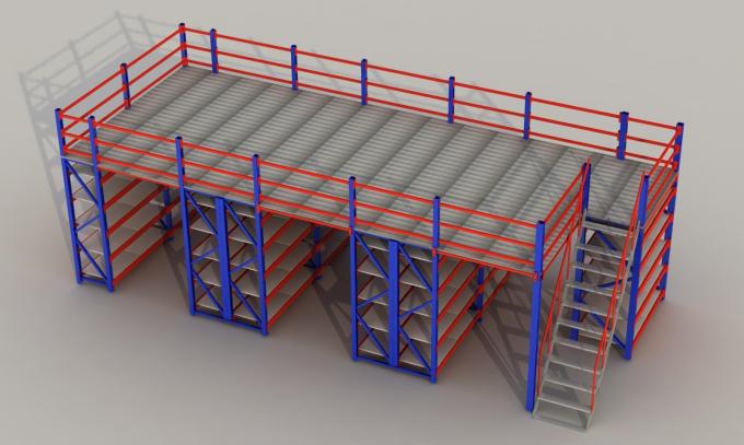 Free-standing Industrial Steel Mezzanine