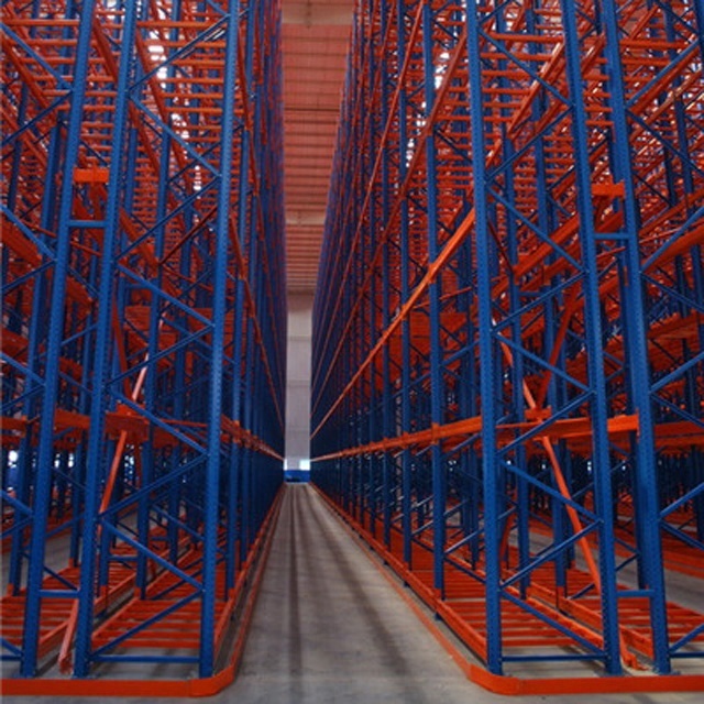 High Bay VNA Warehouse Pallet Racking With High Storage Density