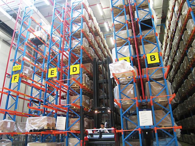 VNA Storage Very Narrow Aisle Pallet Racking System