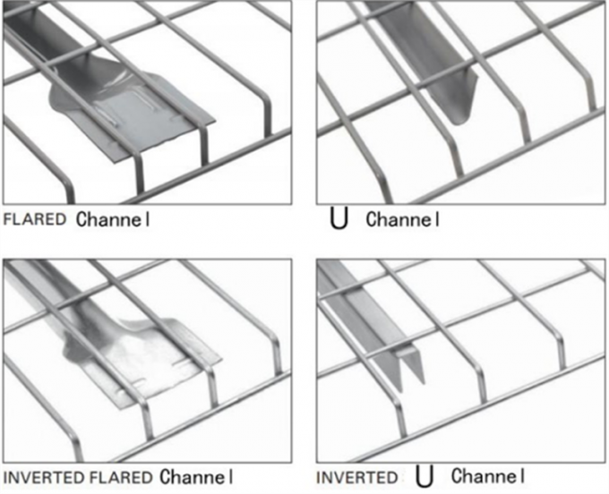 Galvanized Steel Welded Wire Mesh Deck For Pallet Rack