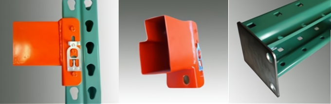 Popular Teardrop Pallet Rack Frames & Step Beams For Heavy Cargo Storage