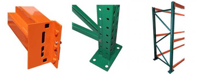 Roll-formed Teardrop Design Pallet Rack With Strict RMI Specifications