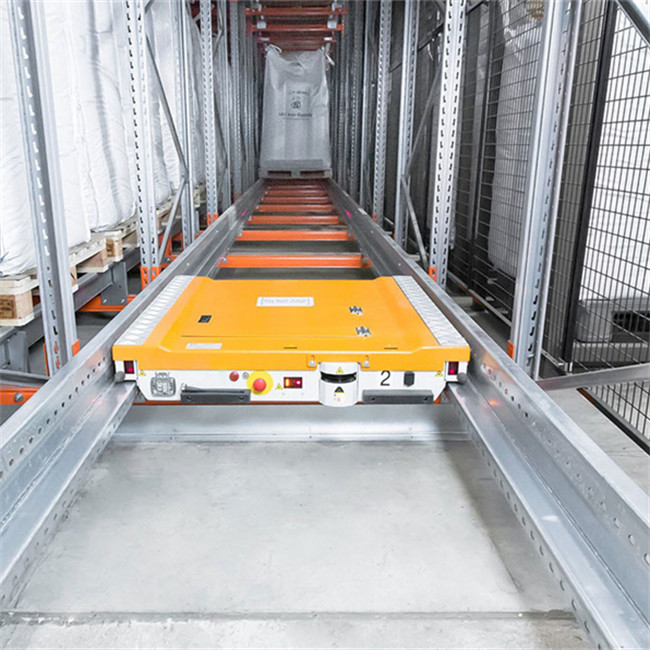 Durable Lithium Battery Radio Shuttle Pallet Rack System With High ...